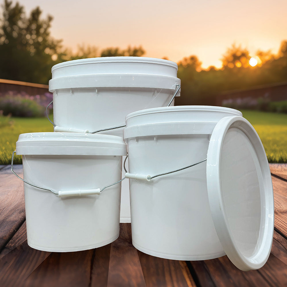 Pails with Lid & Metal Handle – Vektropack